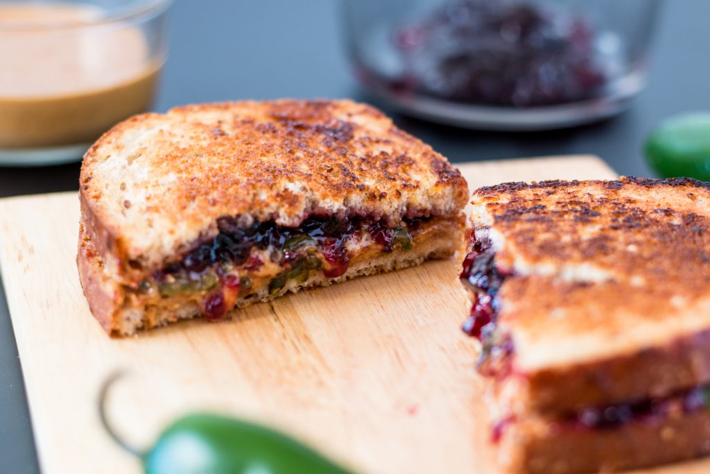 SBJ and J (SunButter, Jelly and Jalapeño) - The Nut-Free Vegan