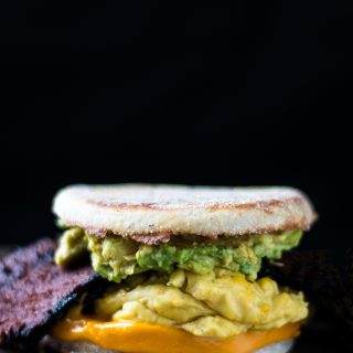 Bodega Breakfast Sandwich with Avocado - The Nut-Free Vegan