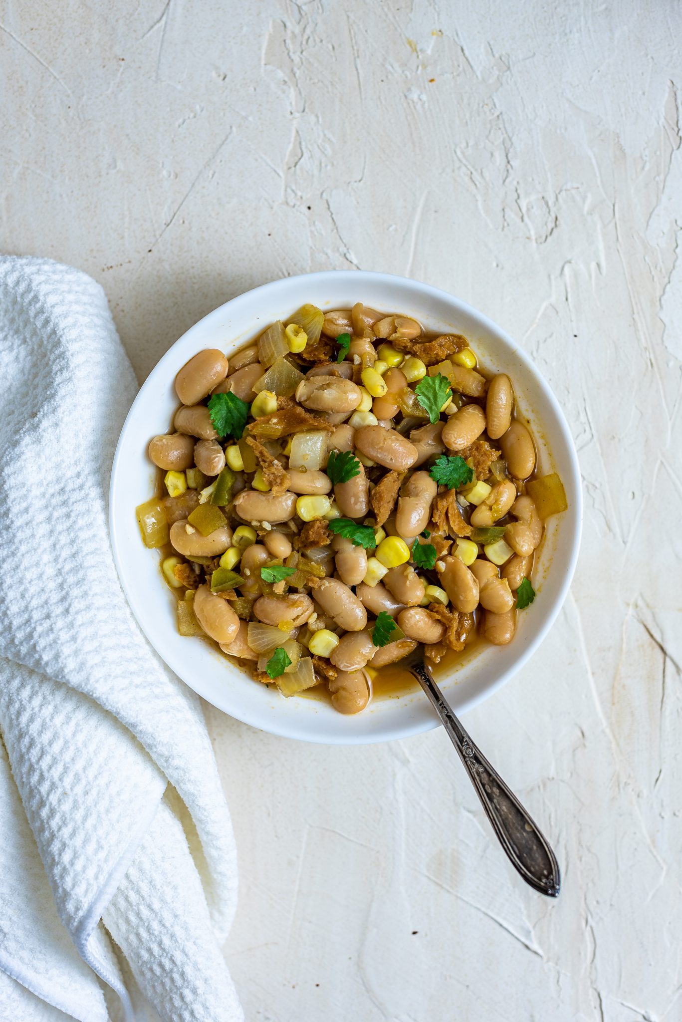 Seitan White Bean Chili - The Nut-Free Vegan